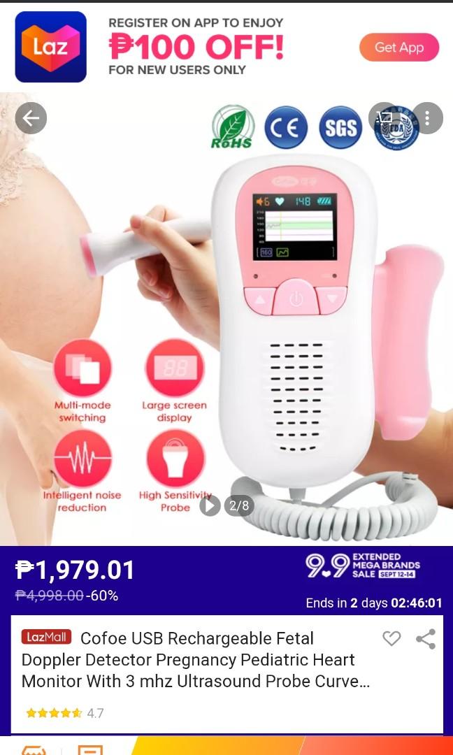 Cofoe Fetal Heartbeat Doppler, Babies & Kids, Maternity Care on Carousell
