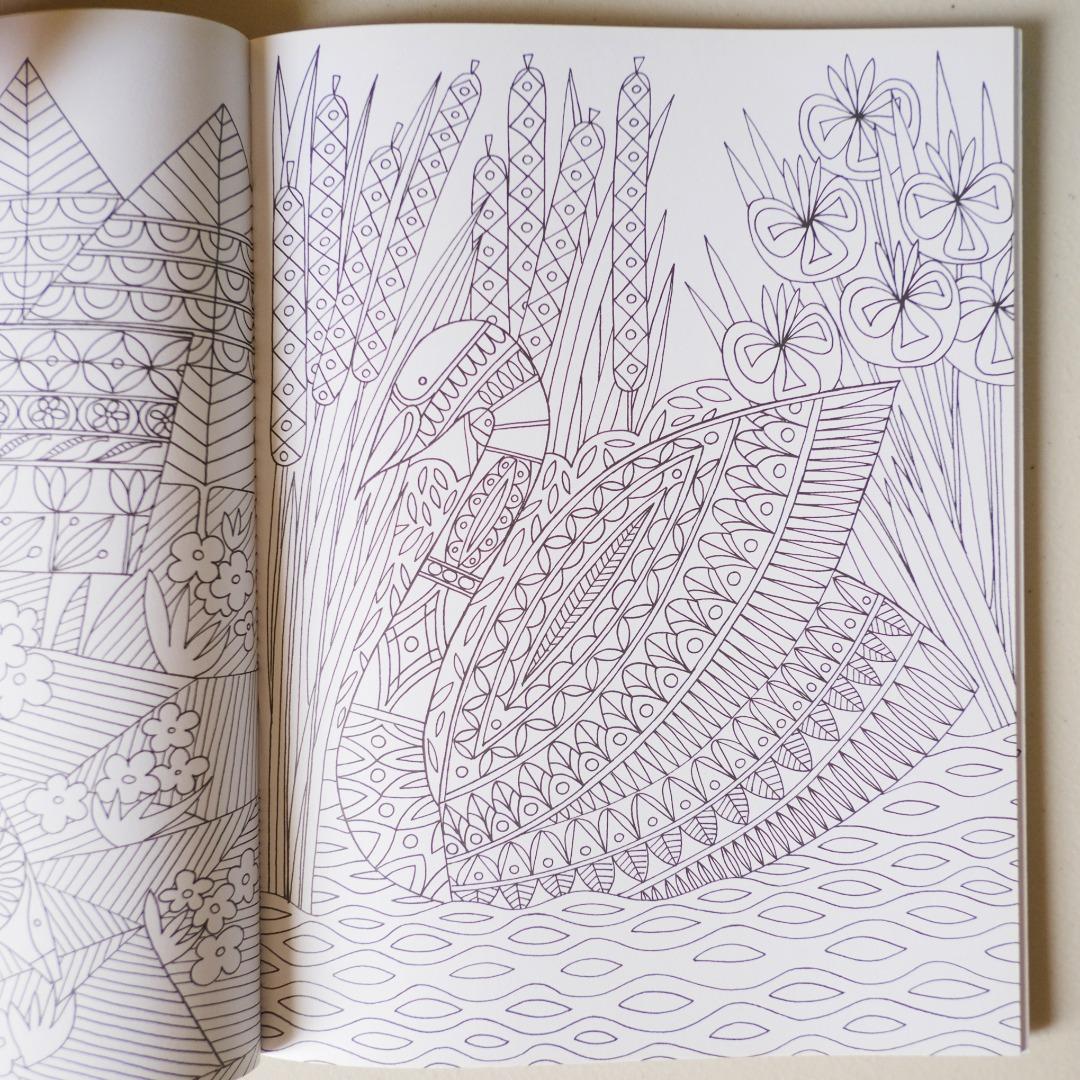 Color Yourself To Happiness Coloring Book (Hardcover), Hobbies & Toys ...