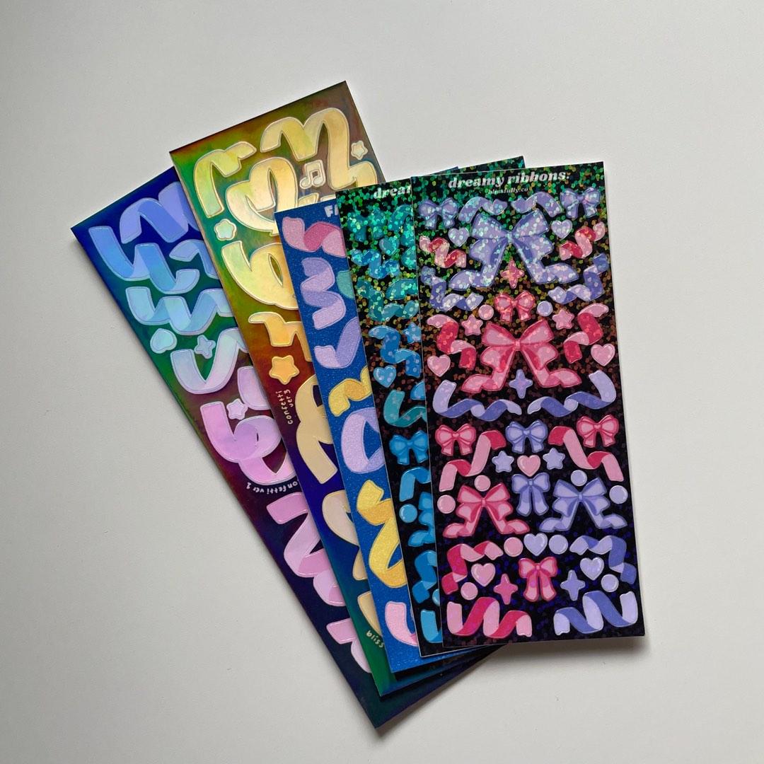 Confetti toploader stickers, Hobbies & Toys, Stationary & Craft, Craft ...