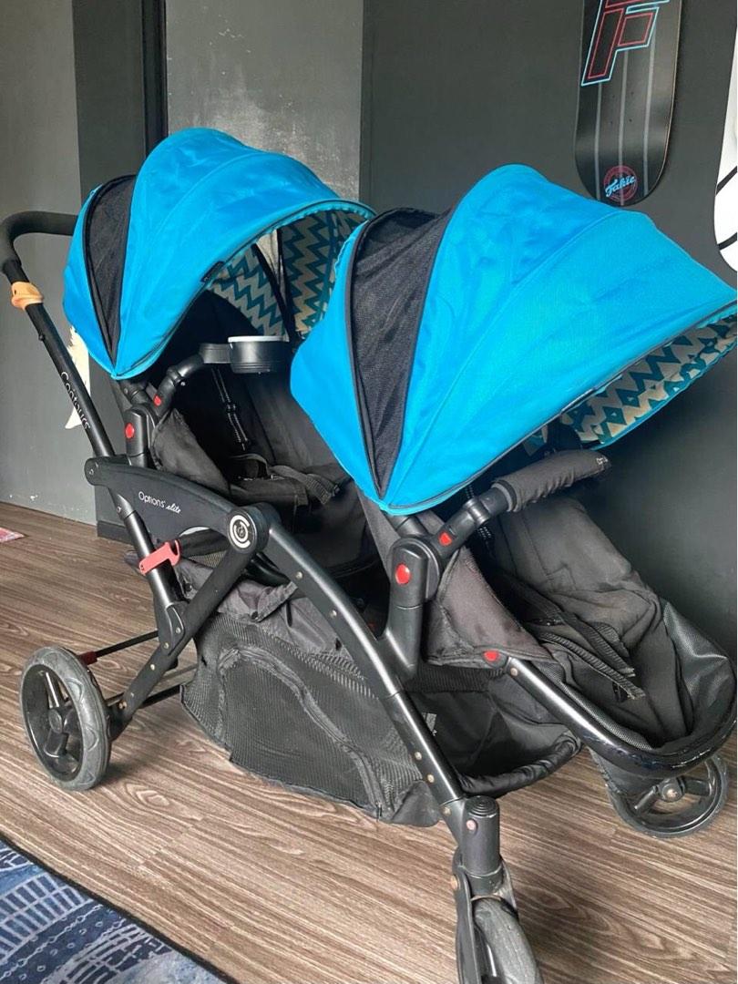 Contours Options Elite Double Stroller, Babies & Kids, Going Out ...