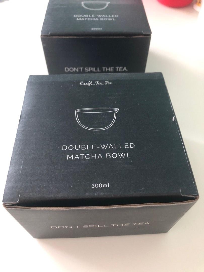 [Craft Tea Fox] Crystal Chawan | Matcha Bowl with Spout (Double Walled ...