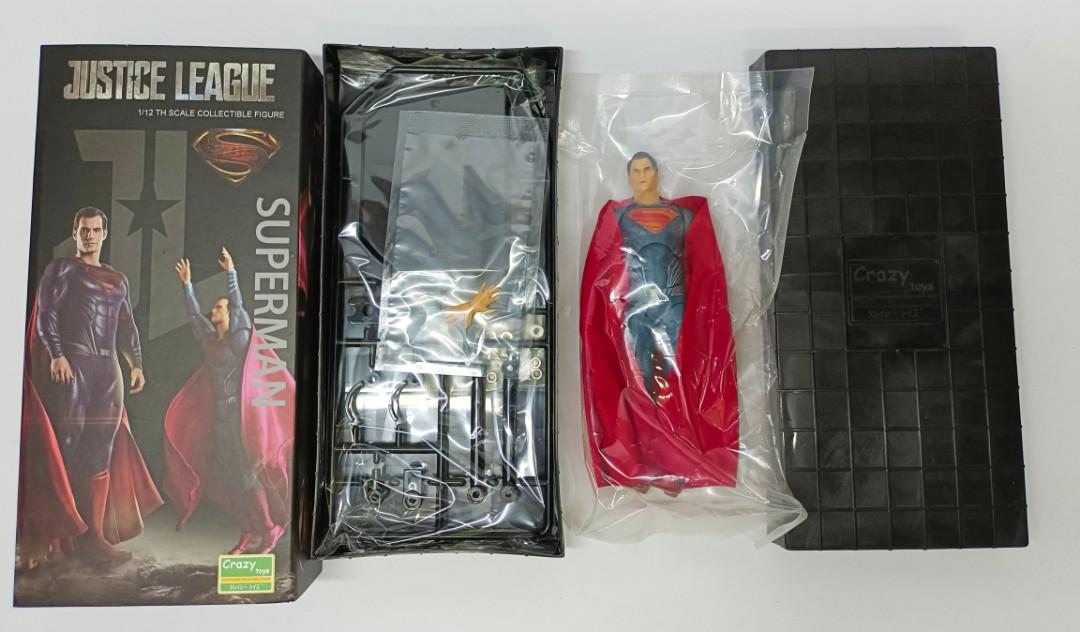 Crazy toys Superman 1/12 scale action figures collectible Model toys ...
