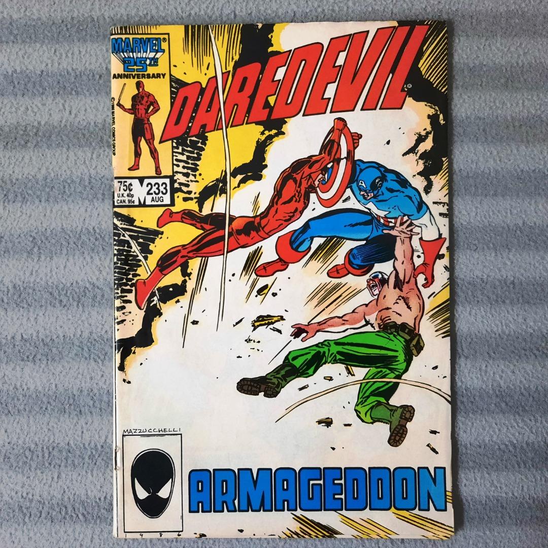 Daredevil #233 Double Cover Error (Marvel Comics) HTF (Frank Miller ...