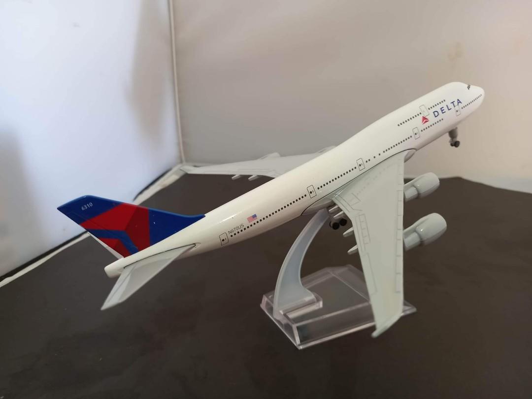 Delta B747 Diecast Aircraft Model 8 inches, Hobbies & Toys, Toys ...