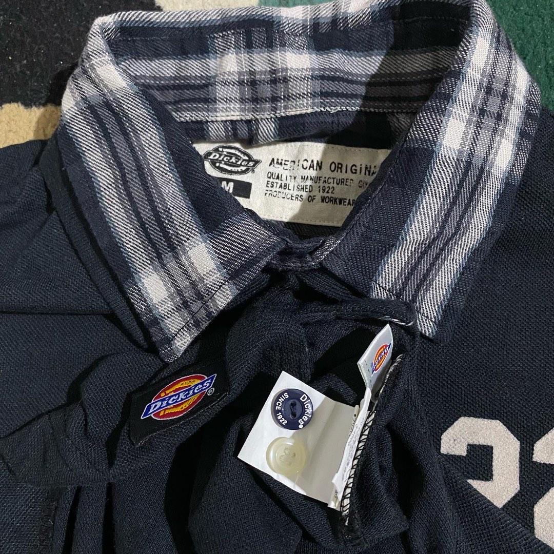 Dickies Polo Shirt Double Neck, Fesyen Pria, Pakaian , Atasan di Carousell