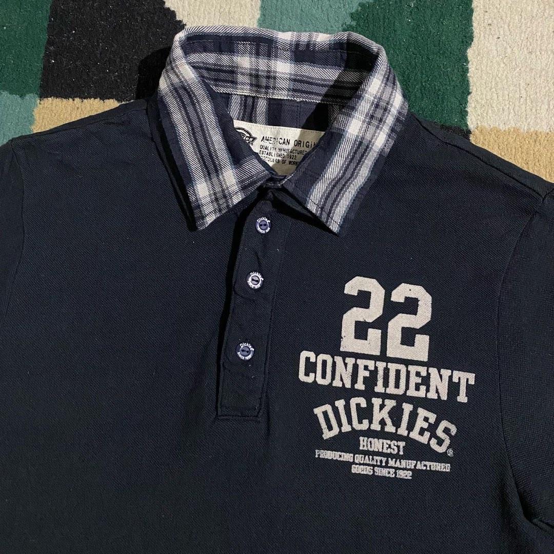 Dickies Polo Shirt Double Neck, Fesyen Pria, Pakaian , Atasan di Carousell