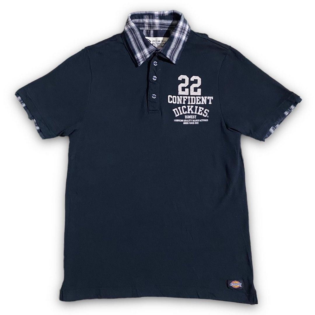 Dickies Polo Shirt Double Neck, Fesyen Pria, Pakaian , Atasan di Carousell