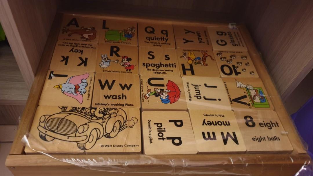 Disney block, Hobbies & Toys, Toys & Games on Carousell