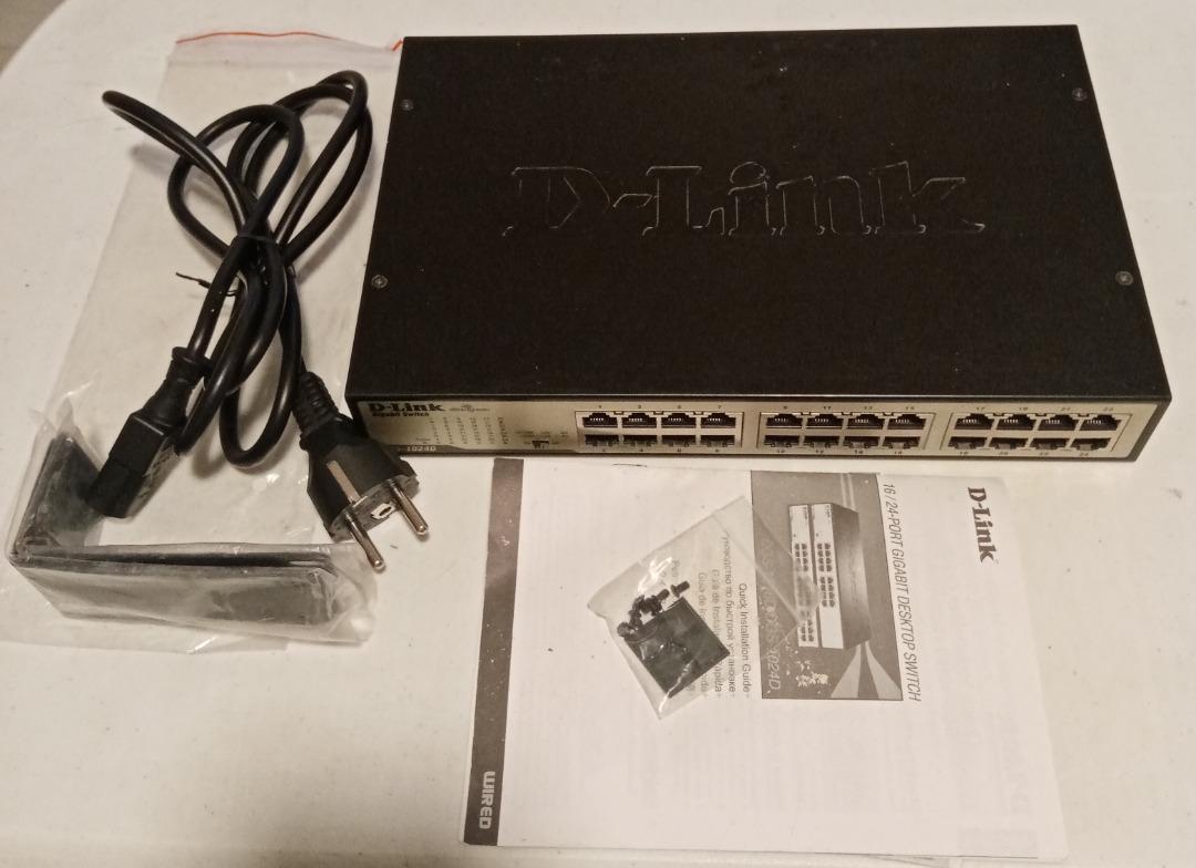 D-Link DGS-1024D 24-port Gigabit Switch, Computers & Tech, Parts ...