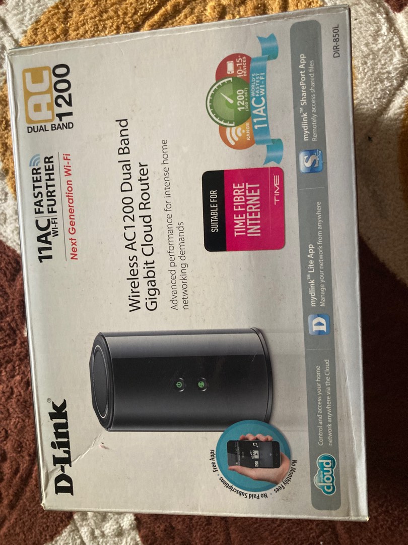 D-Link DIR-850L Wireless AC1200 Dual-Band Gigabit Cloud Router #SeeHere ...