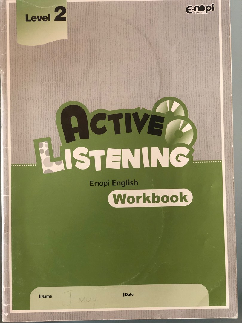 Emoji Active Listening Workbook Level 2,3, 興趣及遊戲, 書本 & 文具, 教科書 - Carousell