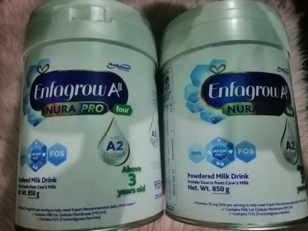 Enfagrow All Nurapro Four 3 years old up (850g), Babies & Kids, Nursing ...