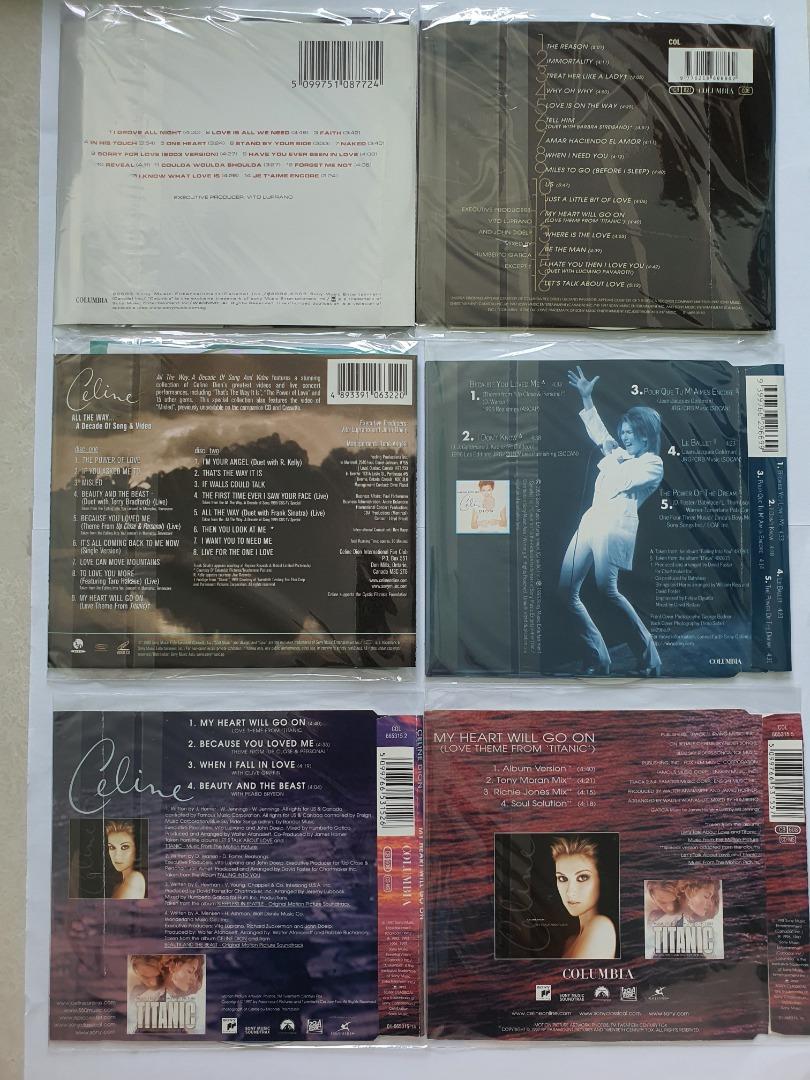 English Male and Female Artist CDs for sale, Hobbies & Toys, Music ...