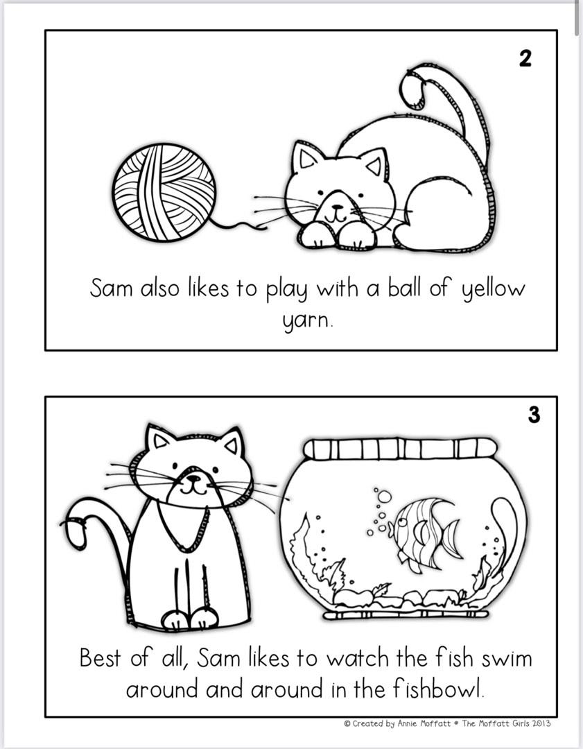 English Reading Comprehension Worksheet for children preschoolers N,K1 ...
