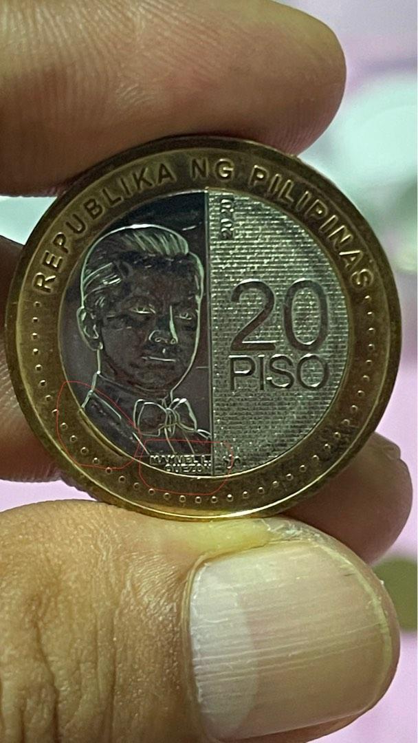 Error 20piso Circulated Philippines Coins, Hobbies & Toys, Memorabilia ...