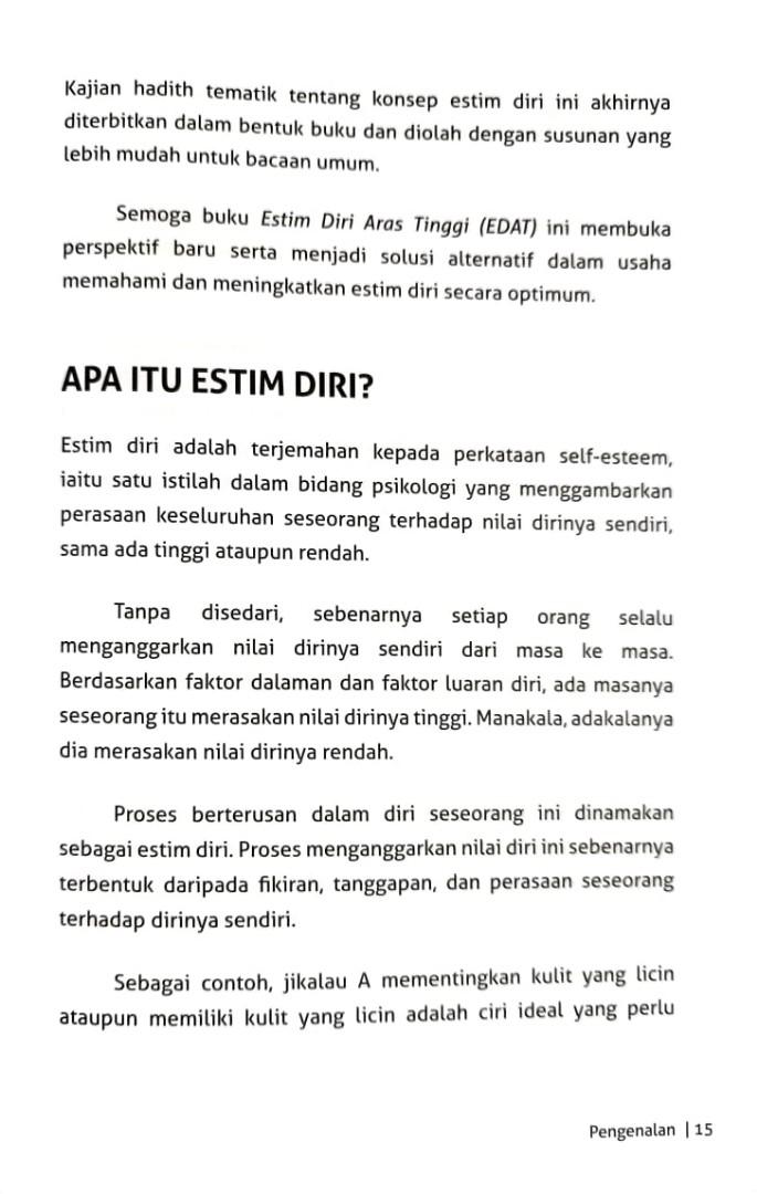 ESTIM DIRI ARAS TINGGI, Hobbies & Toys, Books & Magazines, Religion ...