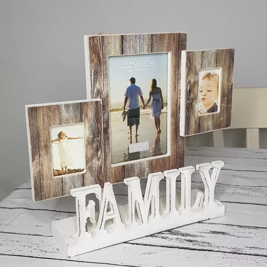 Family photo frame, Furniture & Home Living, Home Decor, Frames ...
