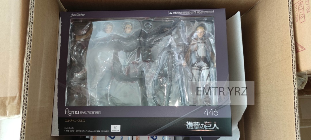 figma 446 Attack on Titan Erwin Smith, Hobbies & Toys, Toys & Games on Carousell