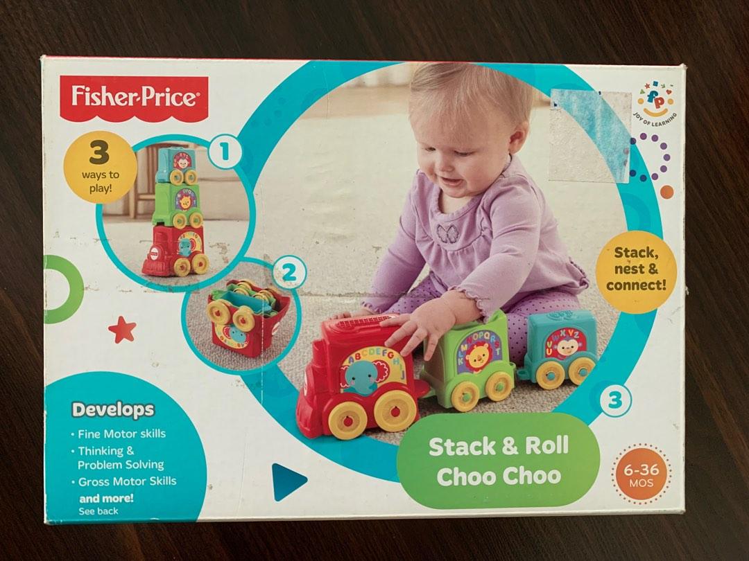 Fisher Price Stack &Roll Choo Choo train, Babies & Kids, Infant ...