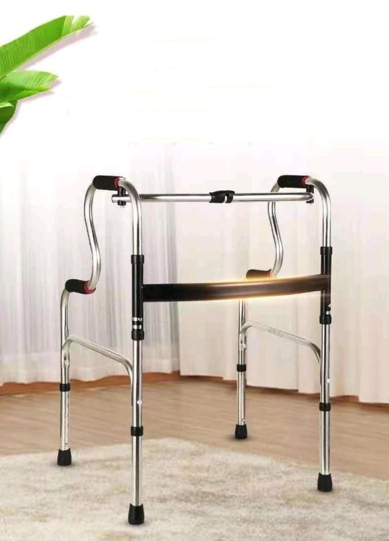 Foldable Walking Frame Height Adjustable 4 leg walking aid / walking ...