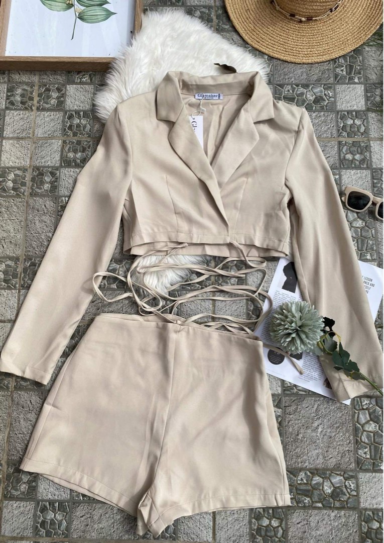 Formal nude coords, Women's Fashion, Dresses & Sets, Sets or ...