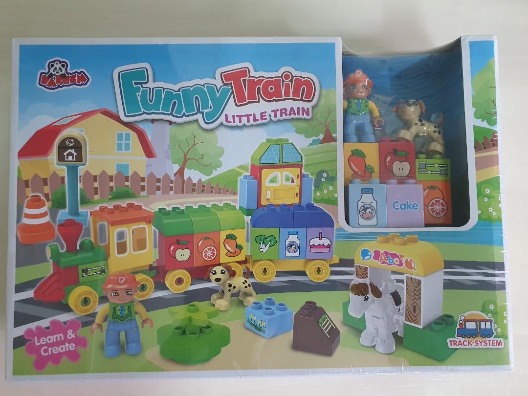Funny Train set with free bears gift, Hobbies & Toys, Toys & Games on ...