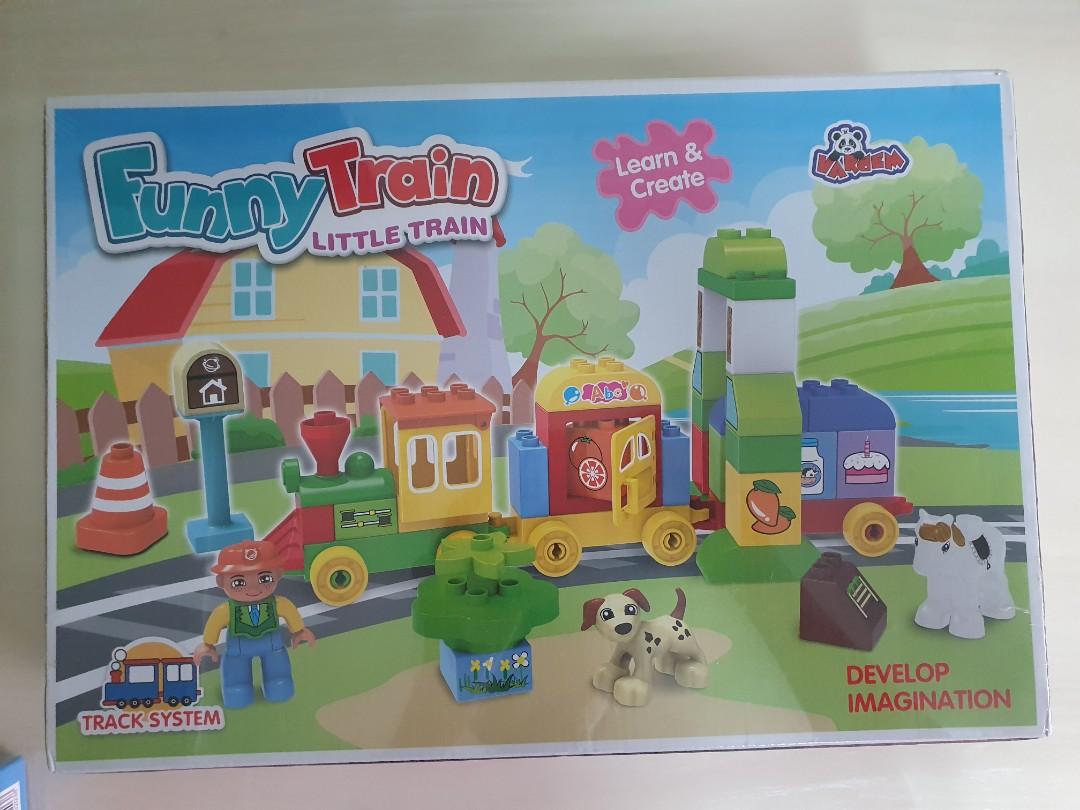 Funny Train set with free bears gift, Hobbies & Toys, Toys & Games on ...