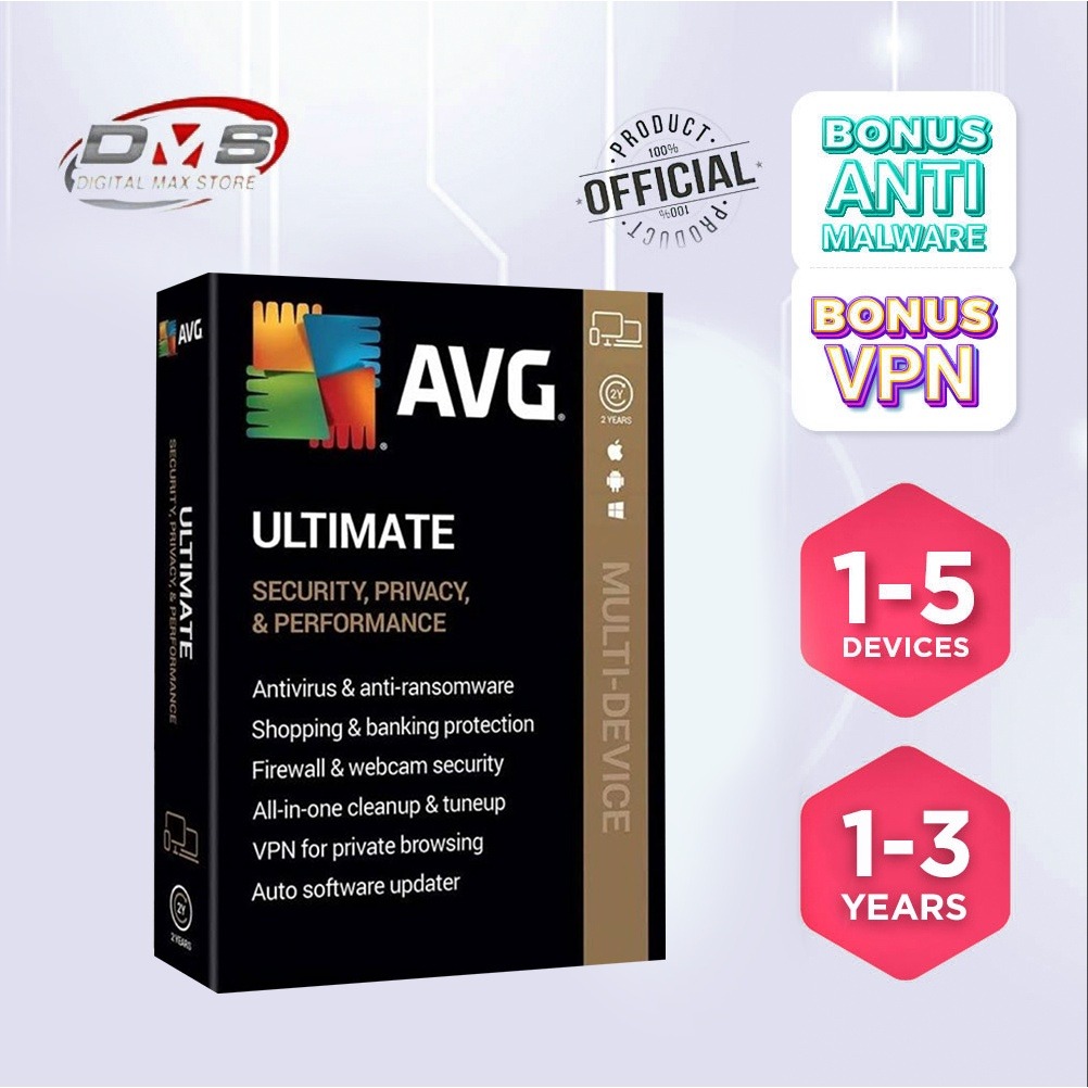 Genuine AVG Ultimate Antivirus - ORIGINAL Activation Code, Computers ...