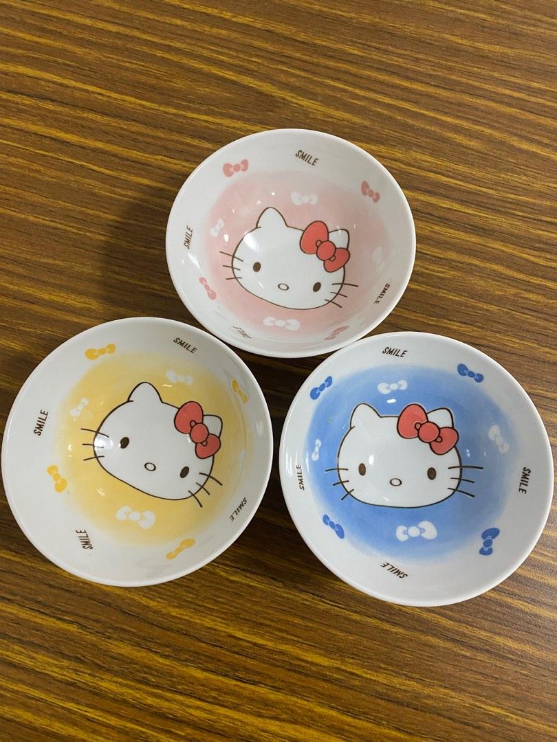 Genuine Hello Kitty rice bowls with proof of authenticity, Hobbies ...