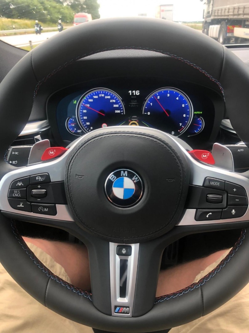 Genuine M5 F90 Steering Wheel c/w air bag, Car Accessories, Accessories ...