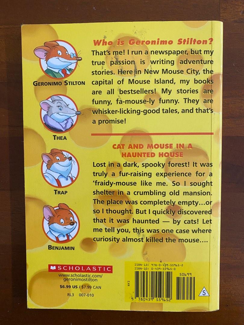 Geronimo Stilton #3 Cat and Mouse In A Haunted House, Hobbies & Toys ...