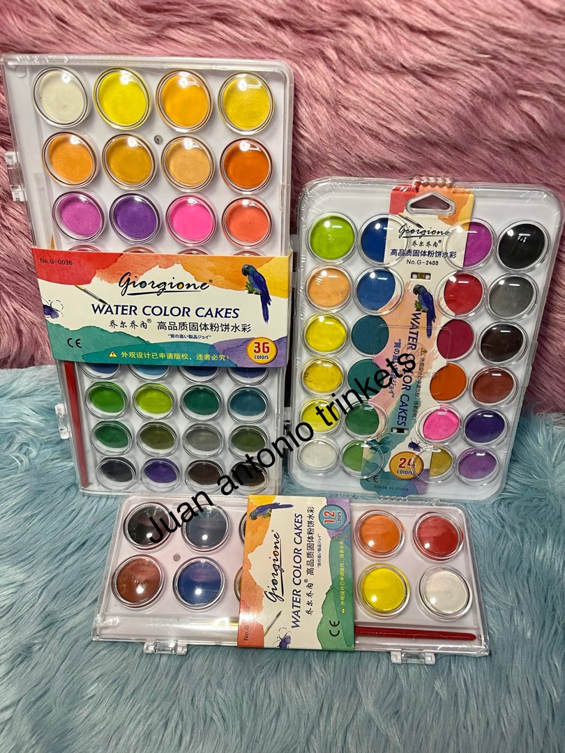 Giorgione Water Color Cakes, Hobbies & Toys, Stationary & Craft, Art ...