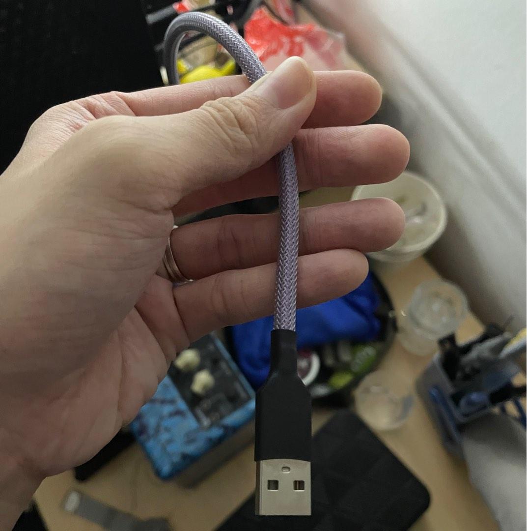 GMK Taro themed coiled cable for keyboard, Computers & Tech, Parts ...