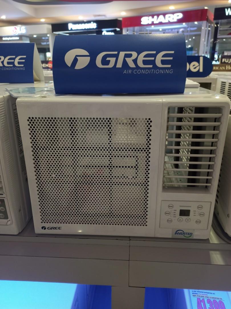 GREE FULL DC INVERTER WINDOW TYPE, TV & Home Appliances, Air ...