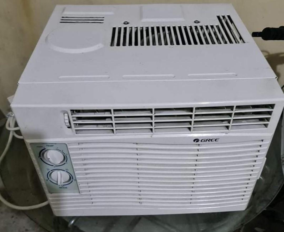 GREE WINDOW TYPE MANUAL, TV & Home Appliances, Air Conditioning and ...