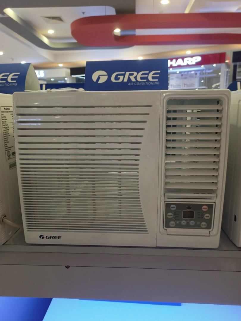 GREE WINDOW TYPE WITH REMOTE, TV & Home Appliances, Air Conditioning and Heating on Carousell