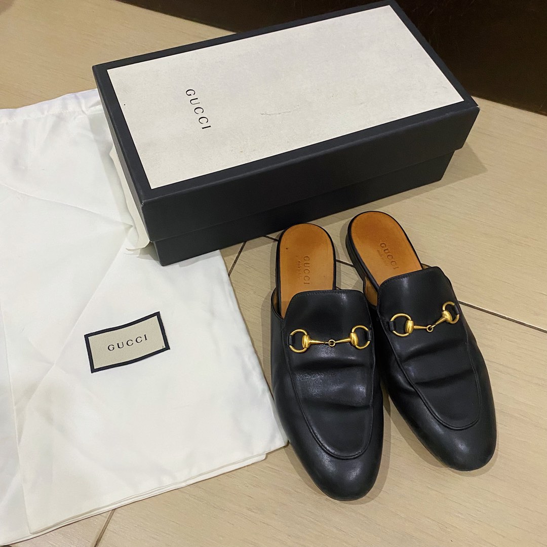 Gucci Princetown Loafer in Black - Size 38, Luxury, Sneakers & Footwear on Carousell