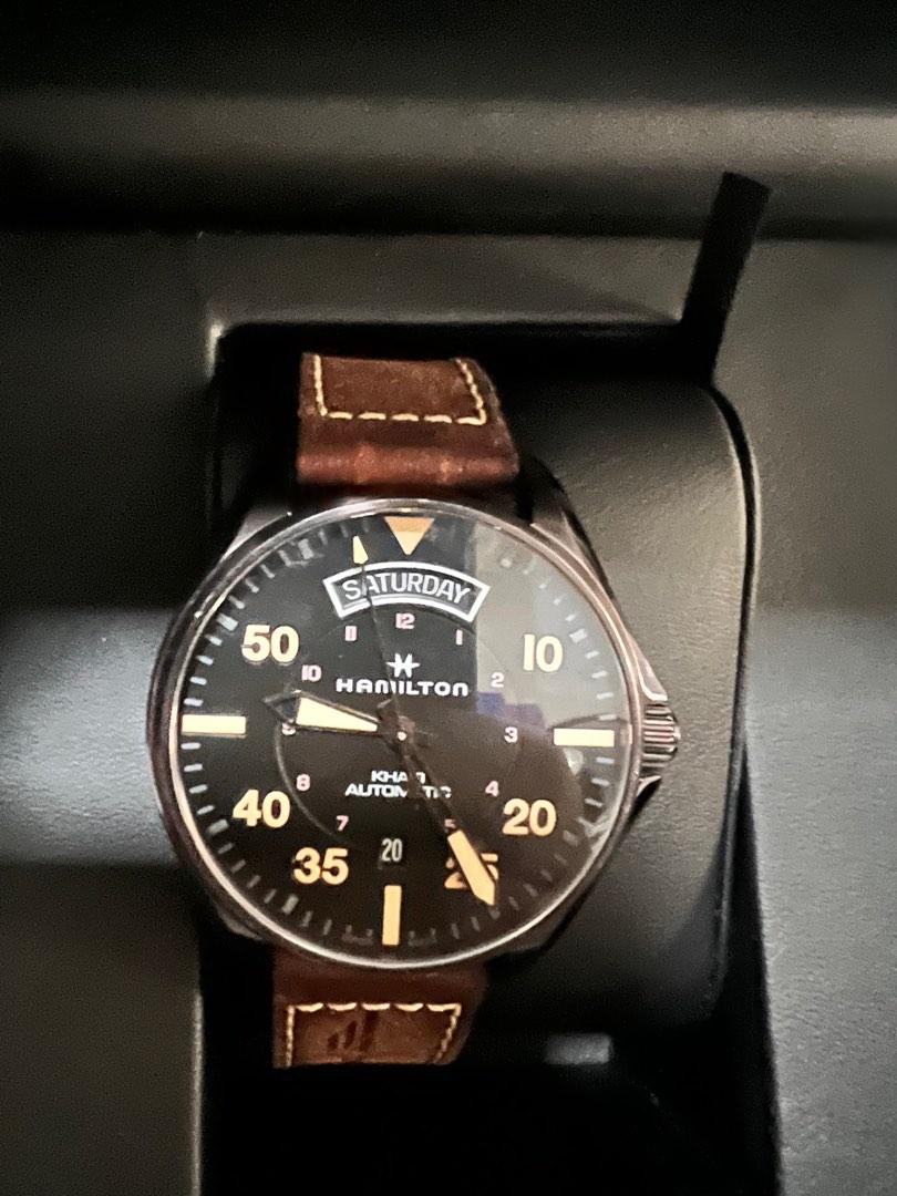 Hamilton Khaki Aviation pilot watch Automatic PVD, Luxury, Watches on ...