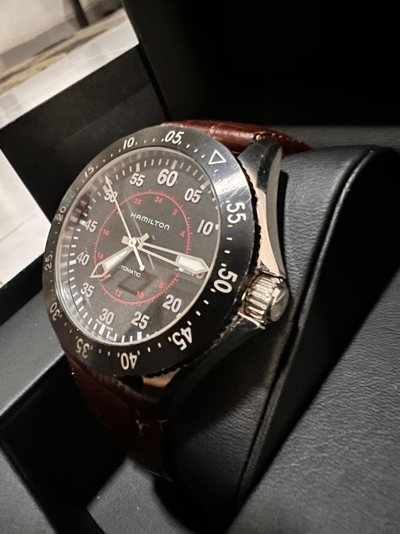 Hamilton Khaki GMT pilot Auto H76755135, Luxury, Watches on Carousell