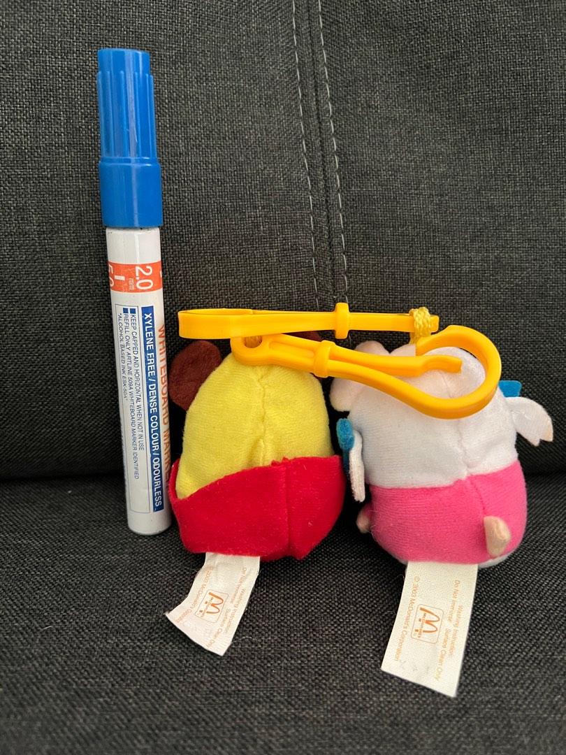 Hamtaro Mcdonalds Keychain Plush Combo, Hobbies & Toys, Toys & Games on ...