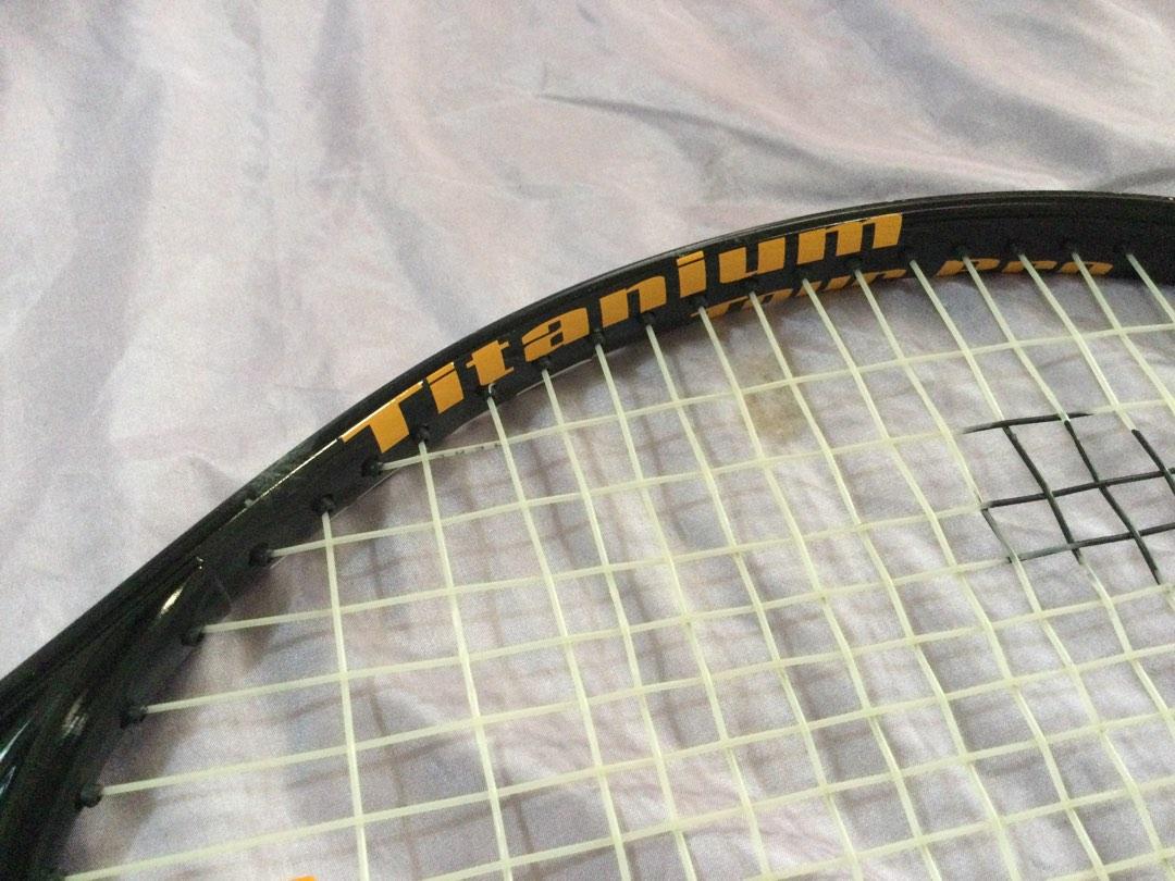 HEAD TOUR PRO TITANIUM TENNIS RACKET 4 1/4 WITH CASE , Sports Equipment ...