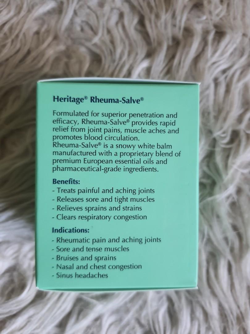 Heritage Rheuma-Salve Extra Strength Pain Relief Balm, Health ...