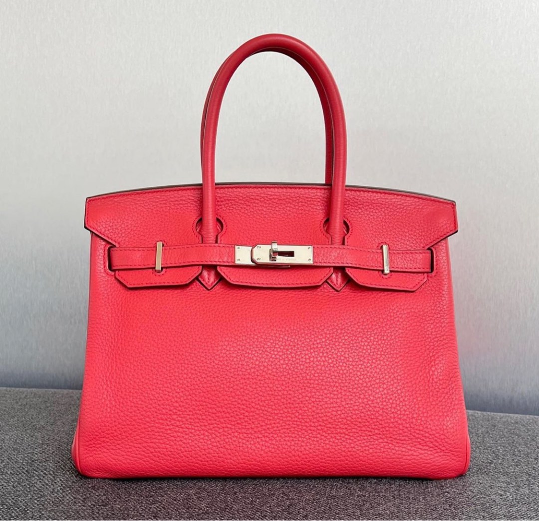Hermes Birkin 30 Bougainville Clemence Phw, Luxury, Bags & Wallets on ...