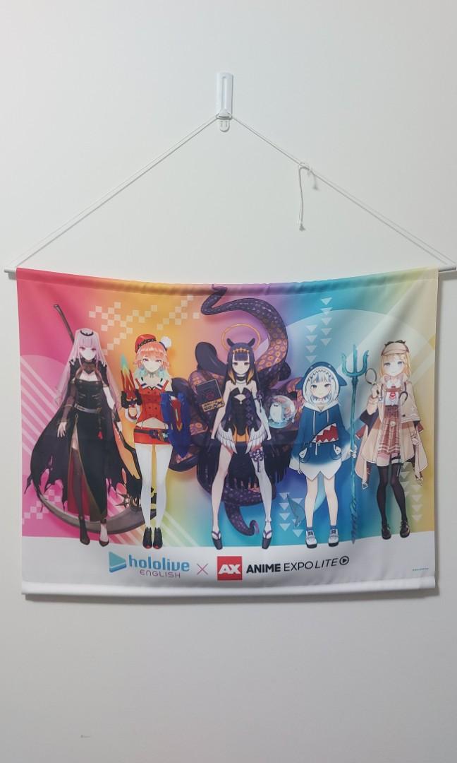 HOLOLIVE EN GEN 1 OFFICIAL TAPESTRY (B2 SIZED), Hobbies & Toys ...