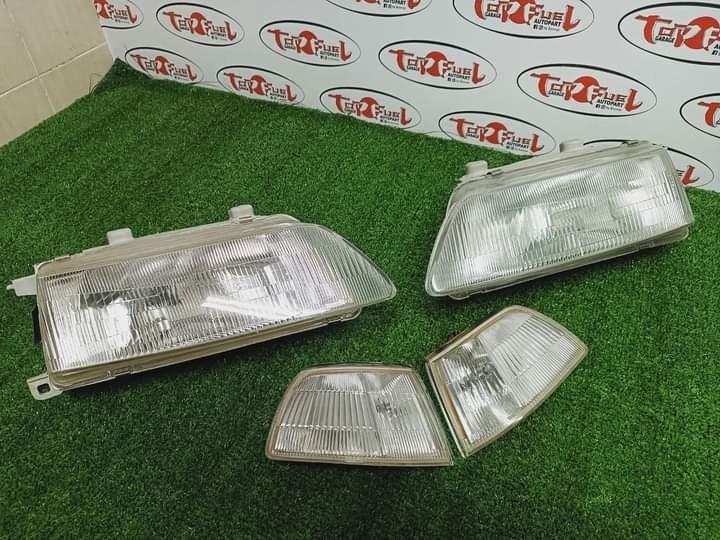 Honda civic hatchback sh3 ef3_ef9 90/91 JDM Stanley plastic headlight ...