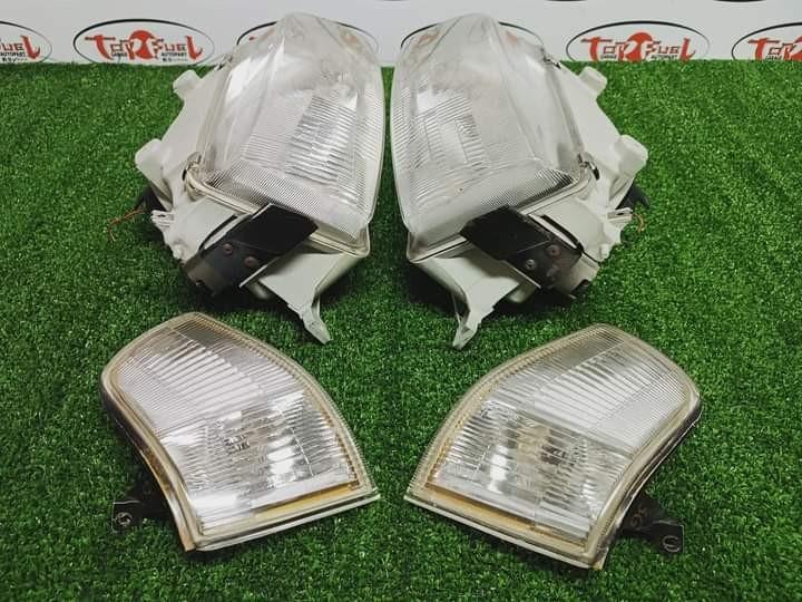 Honda civic hatchback sh3 ef3_ef9 90/91 JDM Stanley plastic headlight ...