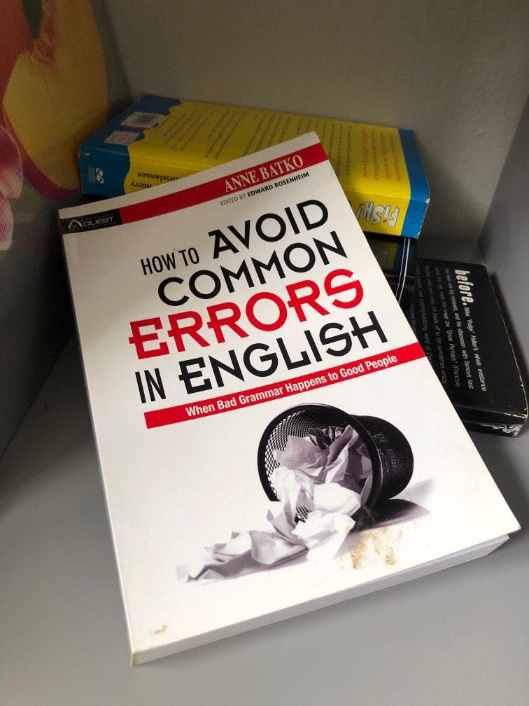 How to avoid common errors in english, Hobbies & Toys, Books ...