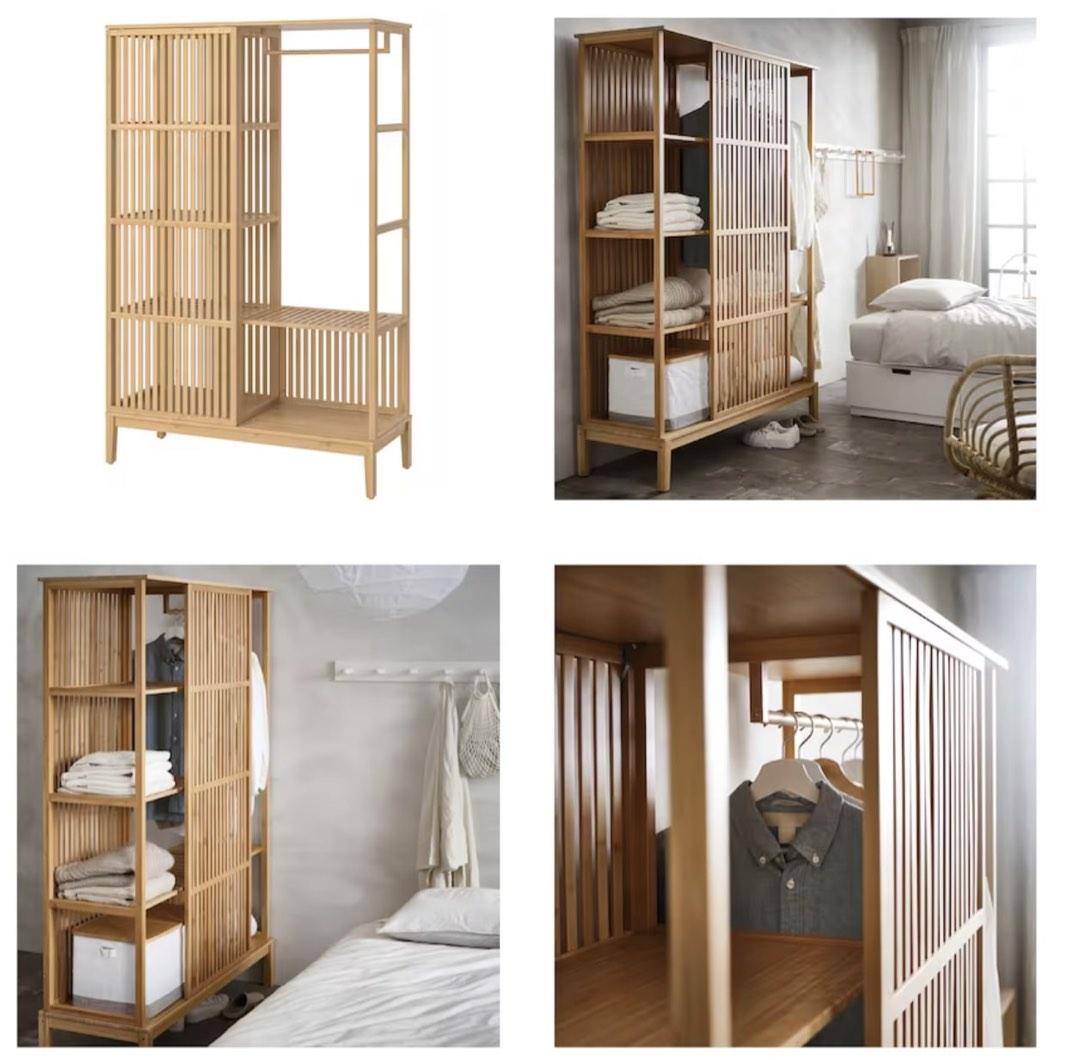 Ikea Nordiska Bamboo Closet, Furniture & Home Living, Furniture, Other ...