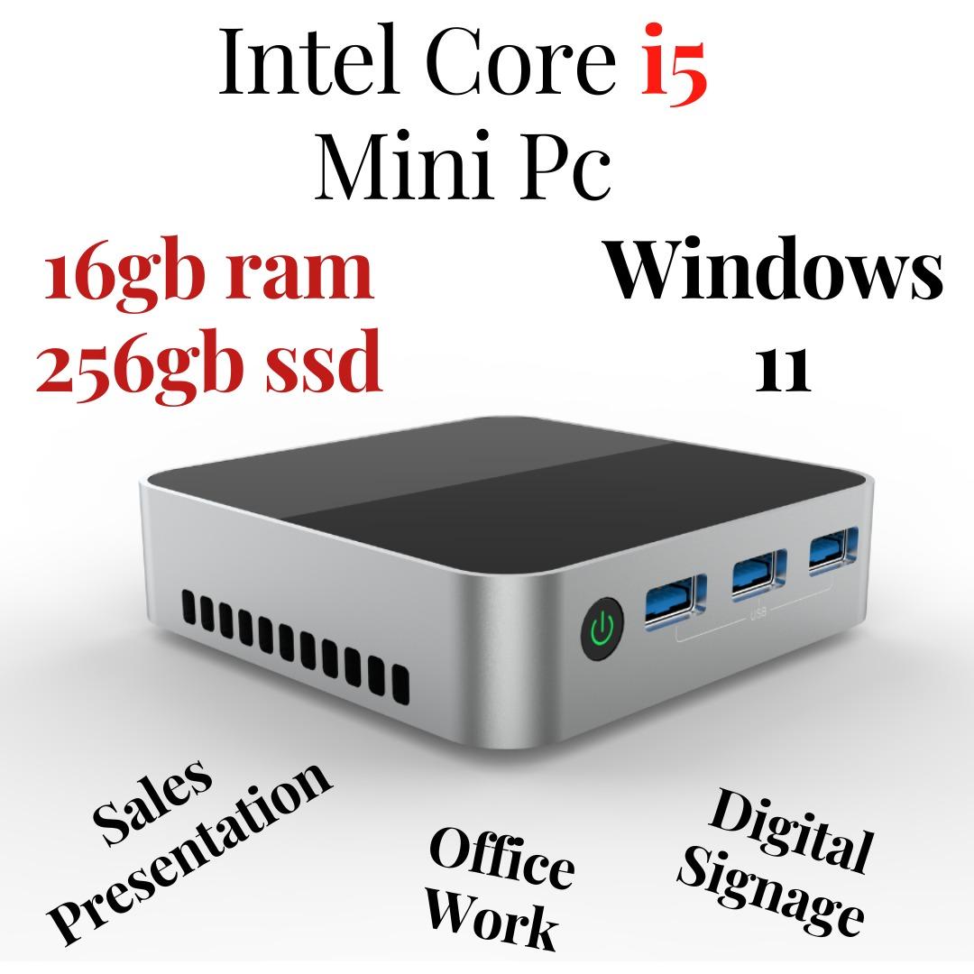 Intel Core i5 1030NG7 Windows Mini PC 16GB RAM 256GB SSD Windows 11 ...