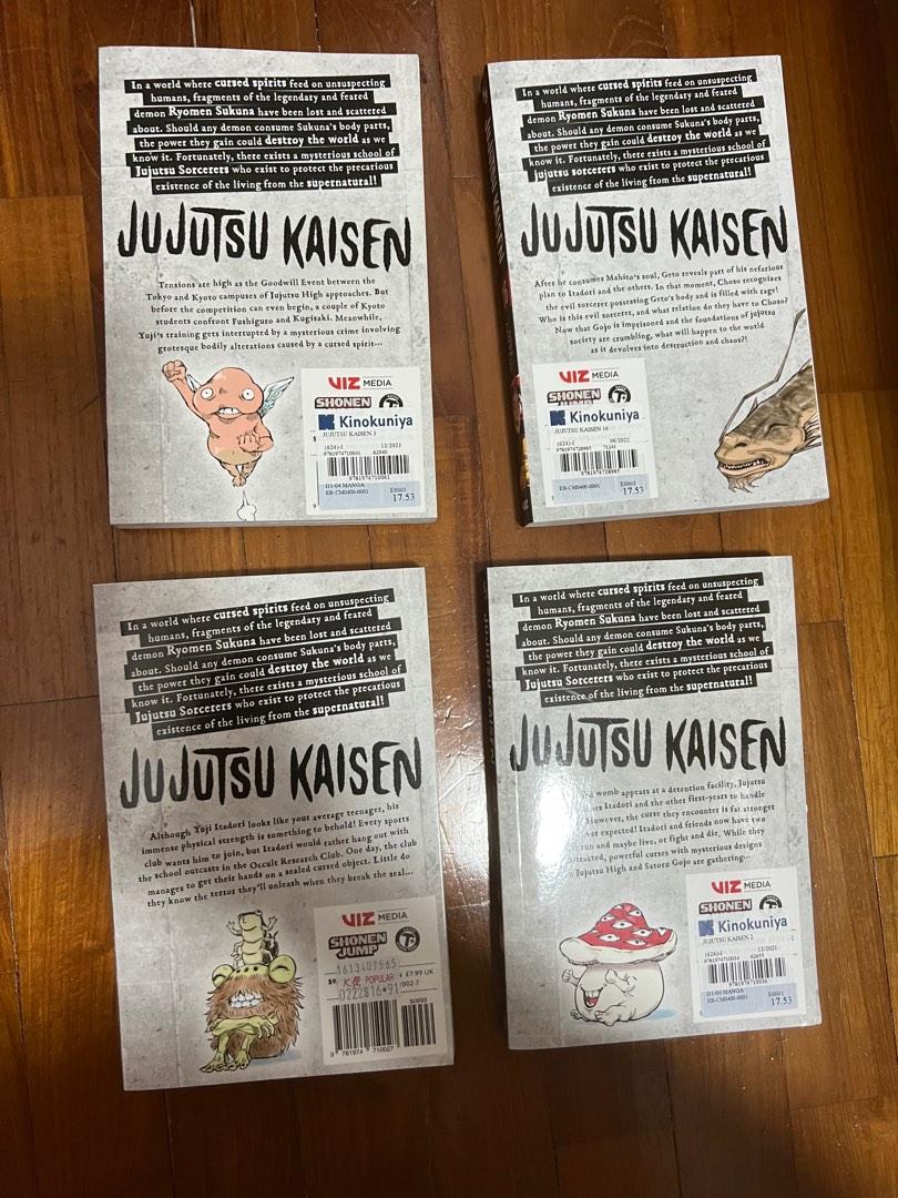 jujutsu kaisen manga jjk vol 1-3, 16, Hobbies & Toys, Books & Magazines ...
